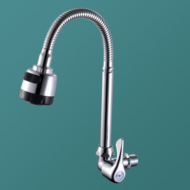 Flexible 360 Swivel Stainless Steel SUS 304 Basin Water Tap Kitchen ...