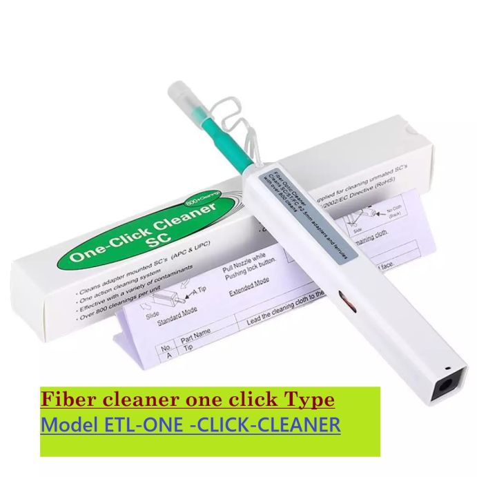 Fiber Optic Connector Cleaner & One Click Optic Cleaner ETL Brand | Lazada