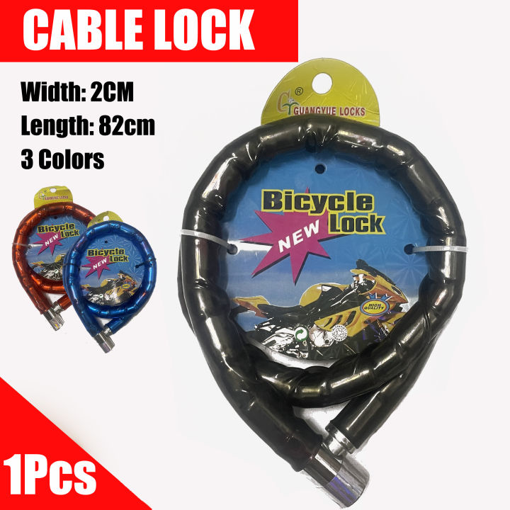 Heavy Duty Bicycle Lock Cable Lock Bike Locks Heavy Duty Steel Wire ...