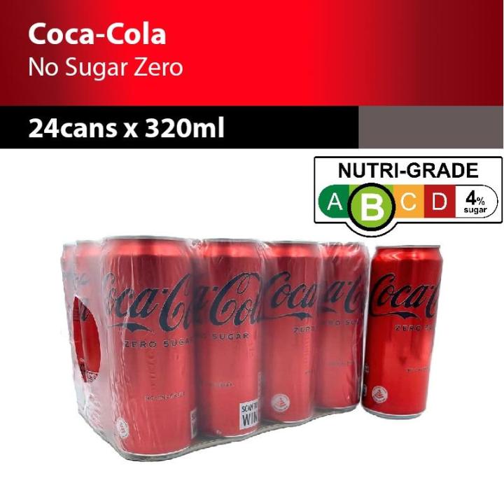 Coca-Cola Zero No Sugar 24 x 320ml | Lazada Singapore