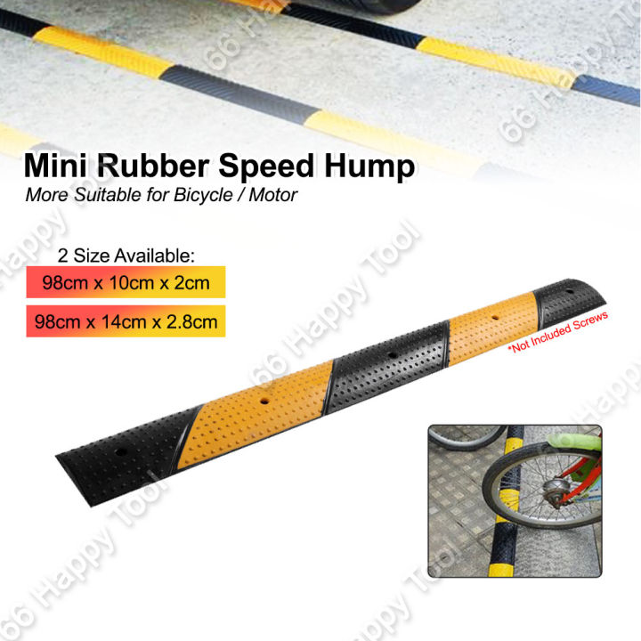 Safety Mini Rubber Speed Hump Small/Medium 2Size 98cm Flexible Durable ...