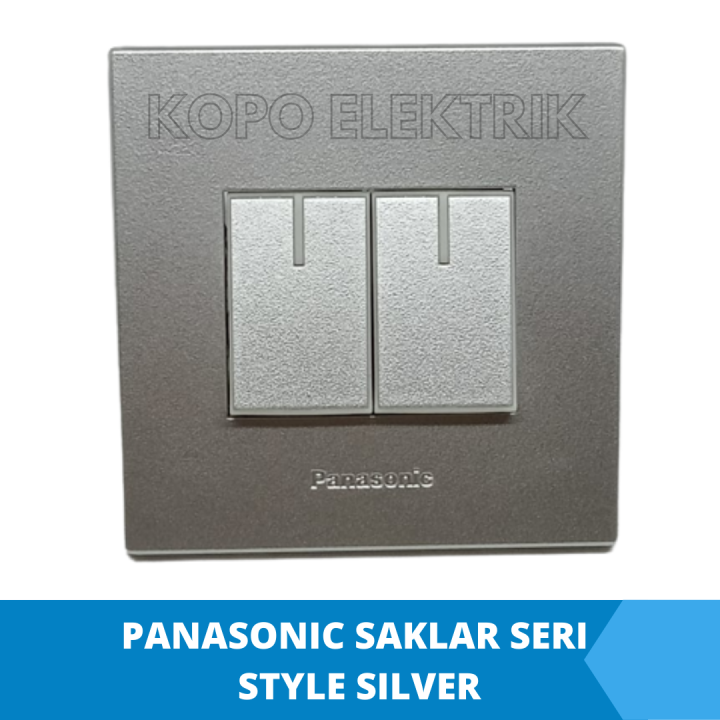 Panasonic Saklar Seri Style Silver Tanam Saklar Minimalis Modern ...