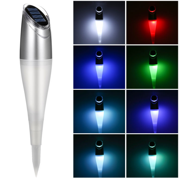 Solar Powered Energy LEDs Lawn Light Outdoor Spike Lamp Sensitive Light ...