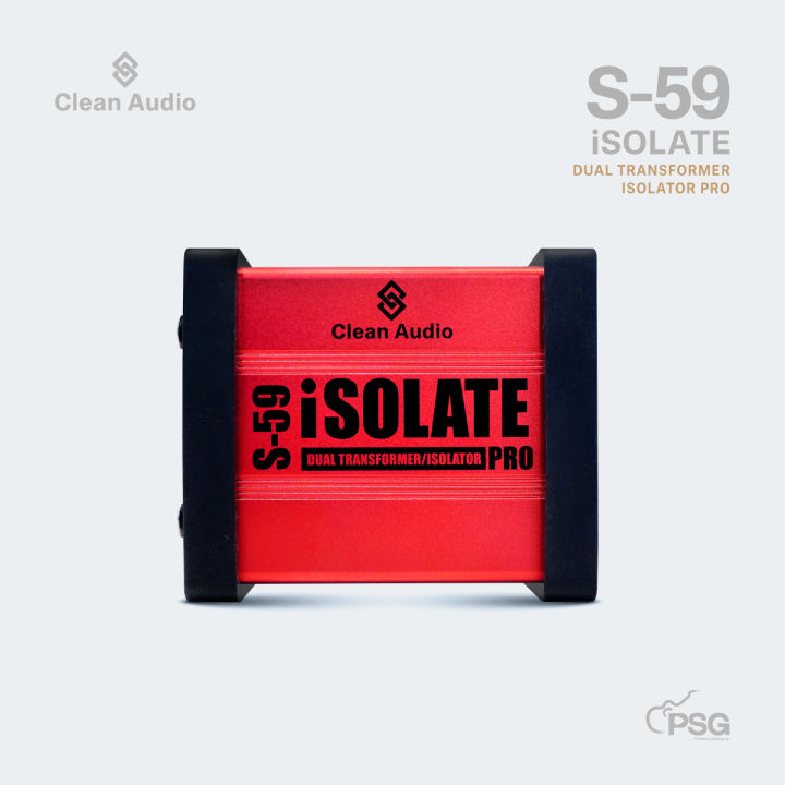 CLEAN AUDIO S-59 ISOLATE DUAL TRANSFORMER ISOLATOR PRO | Lazada.co.th