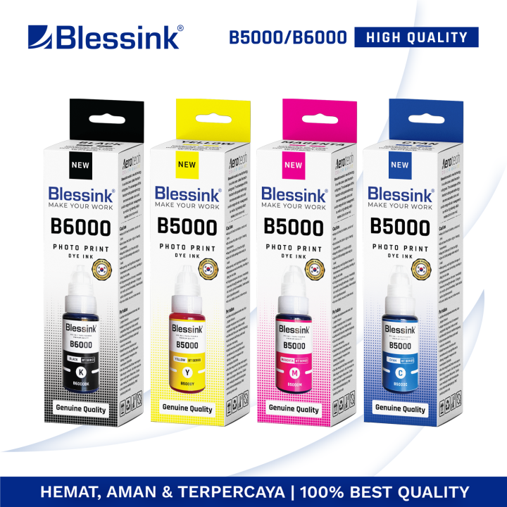 BLESSINK Tinta Refill Brother BT5000 BT6000 High Quality For Printer Brother | Lazada Indonesia