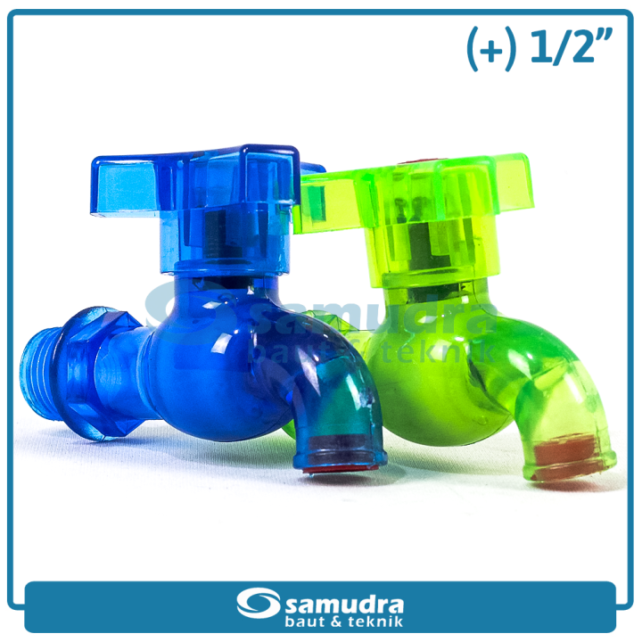 Kran Air PVC 1/2" HSS 181A Plus Pipa Plastik Tembok Rumah Kamar Mandi ...