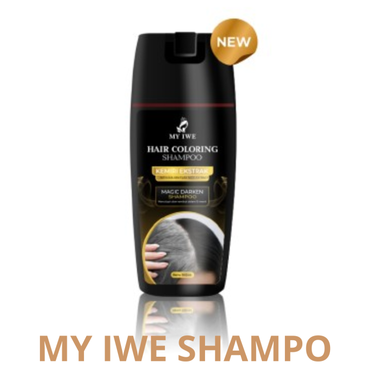 Hair Color Shampoo Penghitam Rambut Uban By My Iwe Shampoo ORI | Lazada ...