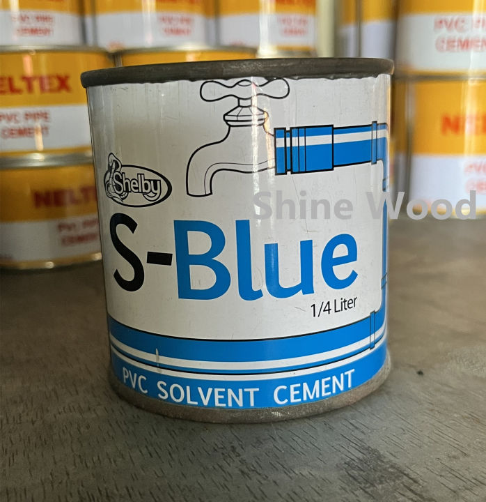 S.W Hardware S-Blue PVC Solvent Cement 1/4 Liter #116 | Lazada PH