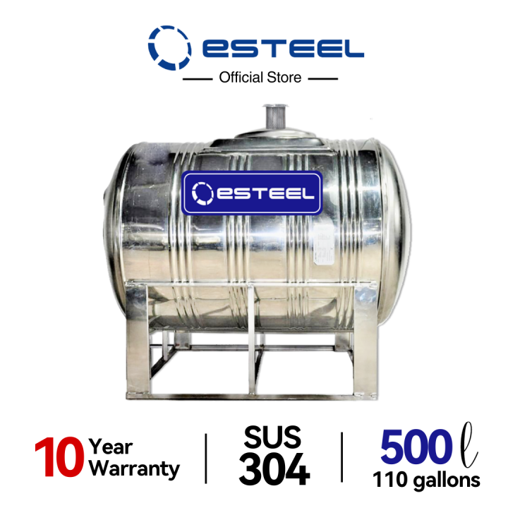 eSteel 500L / 110 Gallons Stainless Steel Water Storage Tank / Tangki ...