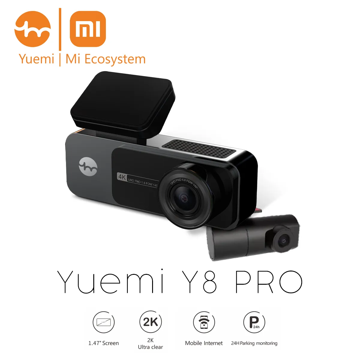 Yuemi | Mi Ecosystem Yuemi Y8 PRO Dash Cam Car Camera กล้องติดรถยนต์ ...