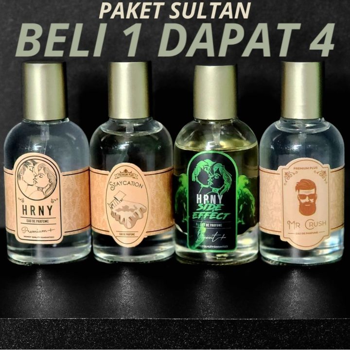 PARFUM VIRAL BELI 1 DAPAT 4 35ml EAU DE PARFUME TAHAN 6 JAM PRIA WANITA ...