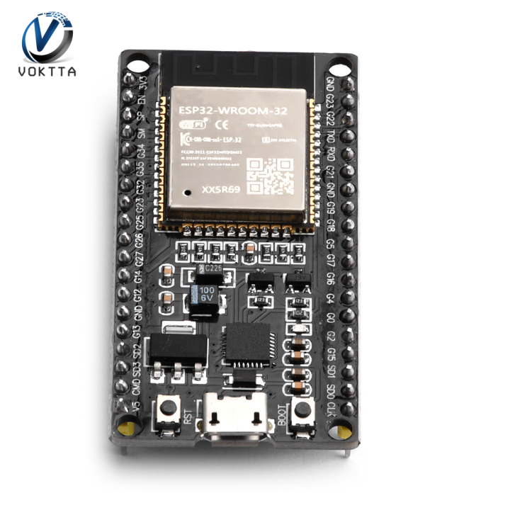 VOKTTA ESP32 Development Board WiFi Bluetooth Ultra-Low Power Consumption Dual Core WiFi NodeMCU ...