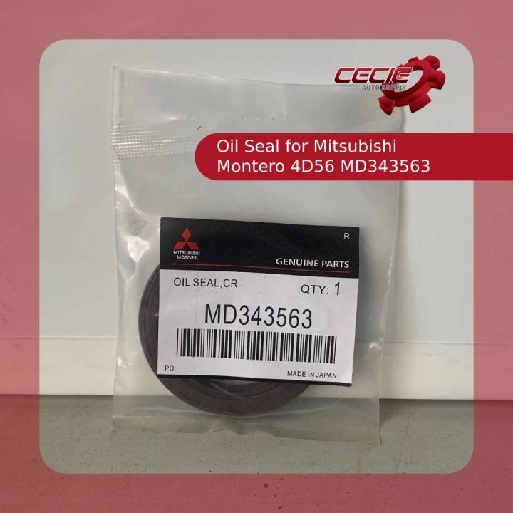 Oil Seal Mitsubishi Montero 4D56 MD343563 | Lazada PH