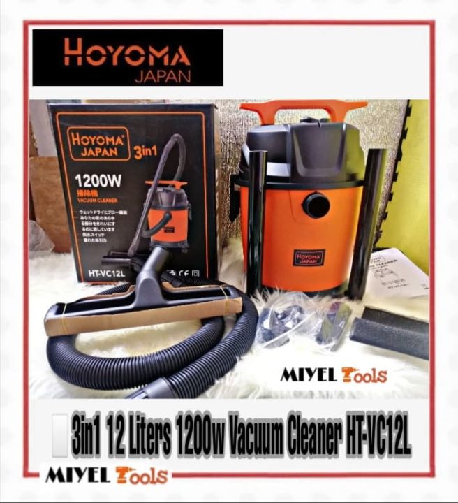 HOYOMA JAPAN Vacuum Cleaner Wet/Dry 12L 1200W HT-VC12L or MADFOW Wet ...