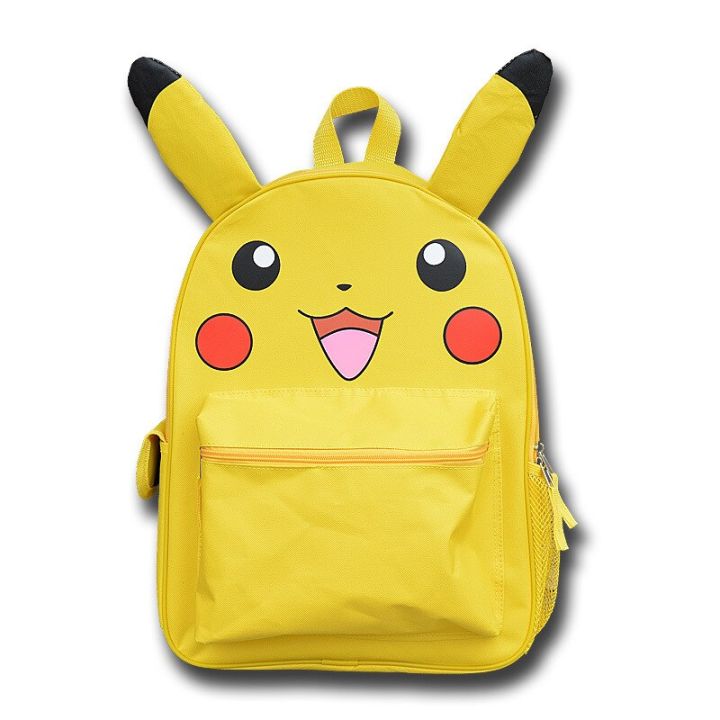 Hot Pokemon Pikachu Backpack kids Pokemon Cartoon Kawaii School Bags ...