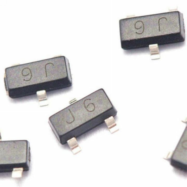 50PCS S9014 J6 0.1A 45V NPN SOT-23 SMD Transistor | Lazada