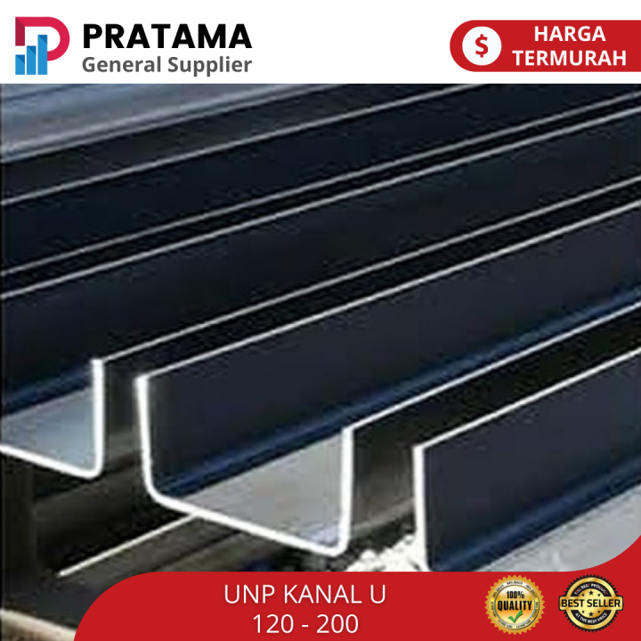 besi baja UNP Kanal BESI UNP 120 Channel U | PROFIL U | 4mm | suarabaya ...