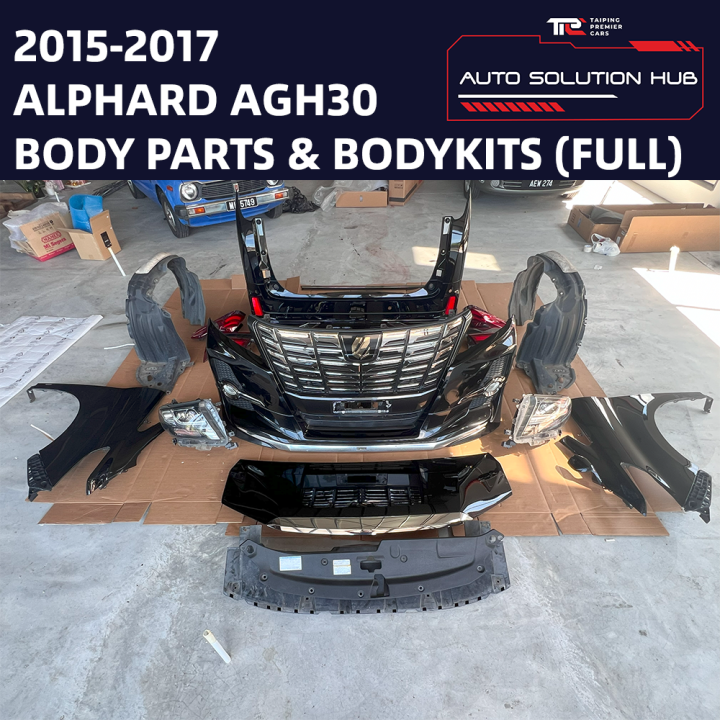Toyota Alphard SA Type Black Body Parts Body Kit (Full) Used Original ...