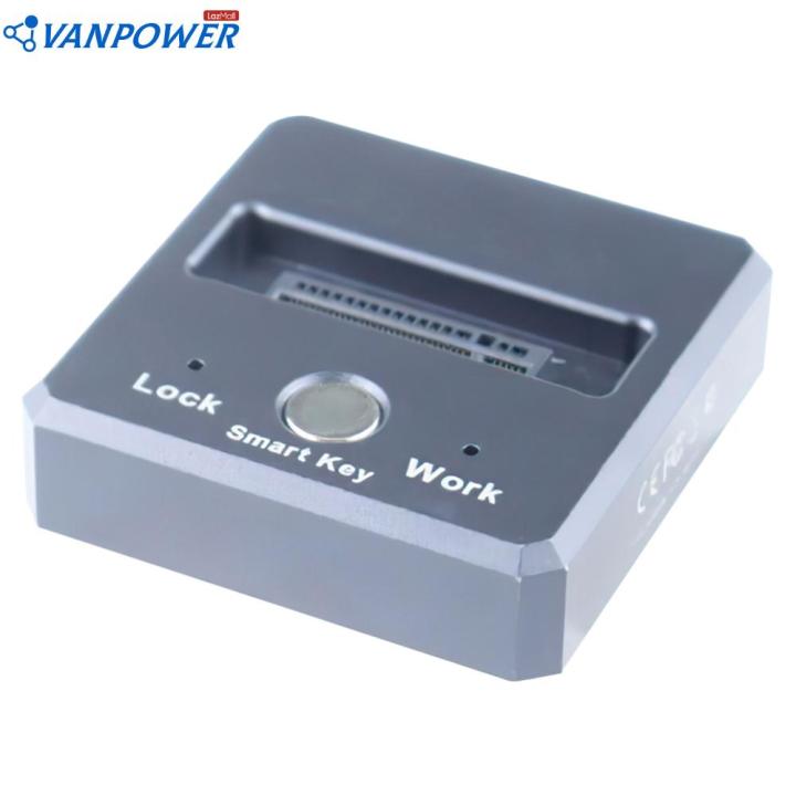 SSD Docking Station M.2 SSD To USB Adapter M Key M.2 NVME/SATA Caddy ...