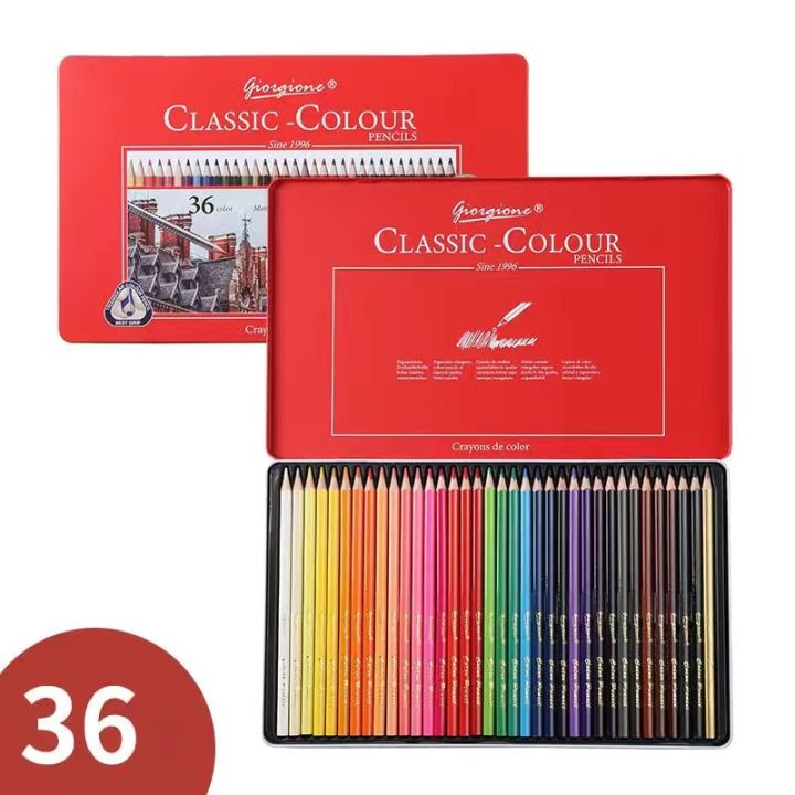 Metal Case Classic Color Triangular Color Pencil | Lazada PH
