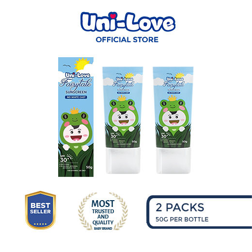 COD Unilove Fairytale Sunscreen 50g (No White Cast) Pack of 2 | Lazada PH