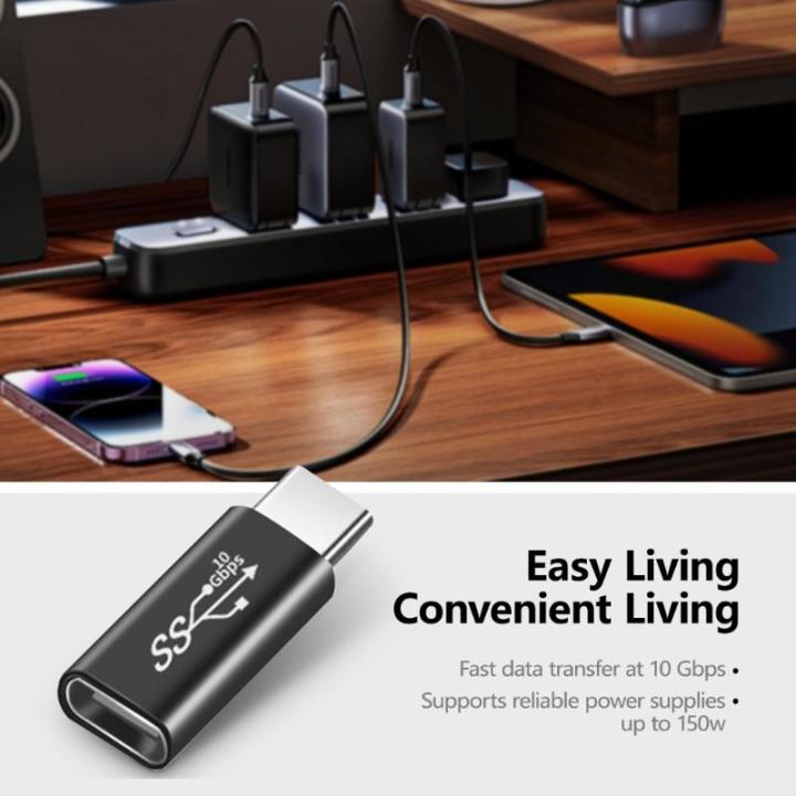 Thin Size USB C Adapters Type C Extension Adapters 10Gbps Female to ...
