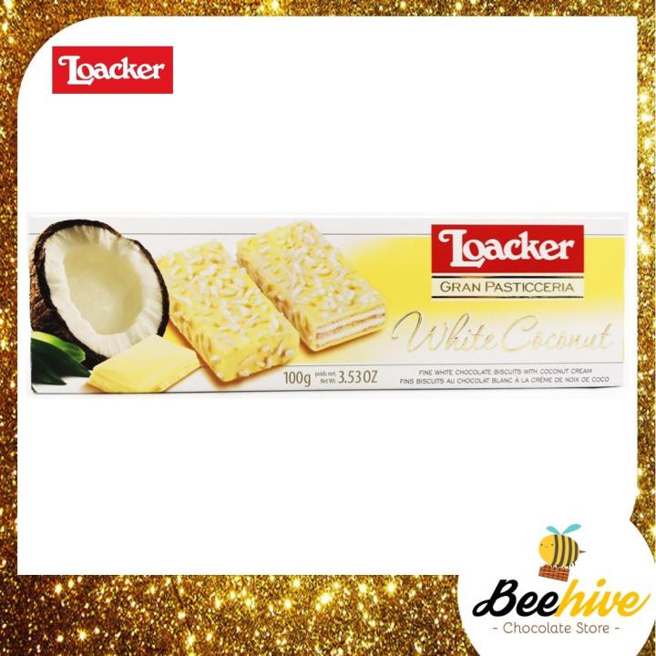 Loacker Gran Pasticceria White Coconut Wafer Chocolate 100g | Lazada
