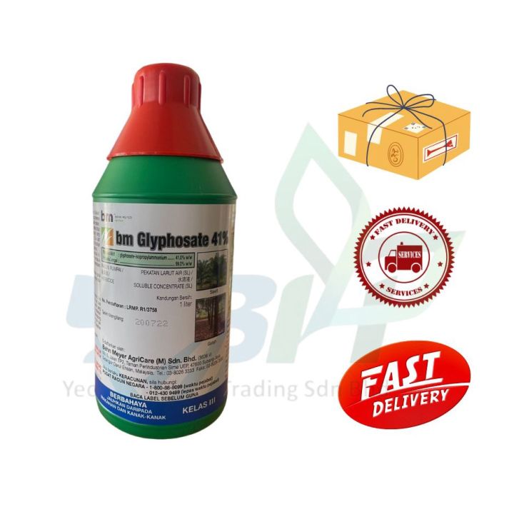 BM GLYPHOSATE 41% | GLYPHOSATE-ISOPROPYLAMMONIUM 41% | SAWIT, GETAH ...