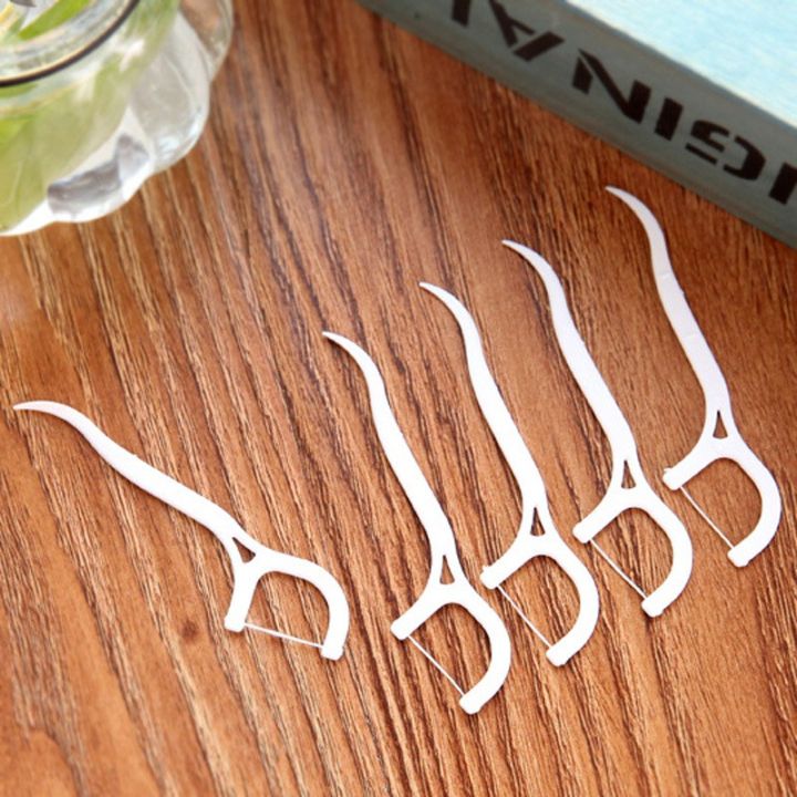 EPSS COD#50 pcs Healthy Dental Teeth Flosser Flossing Brush Toothpick ...