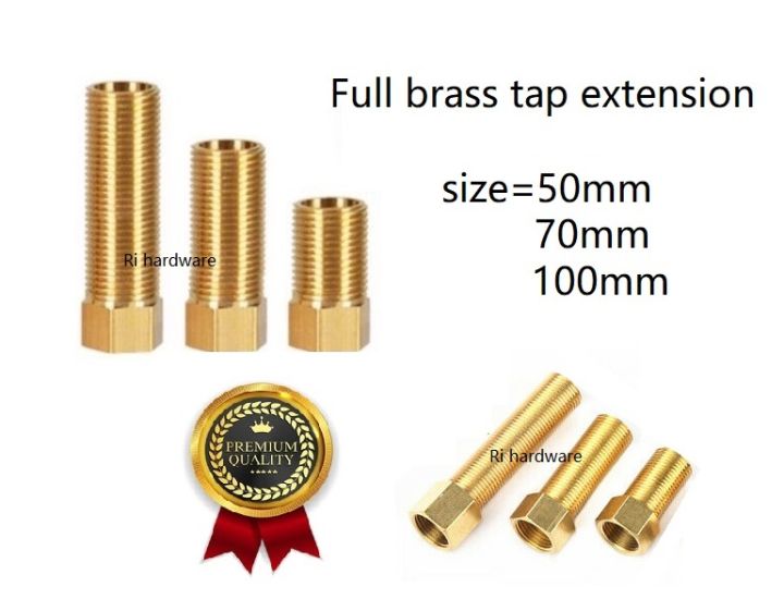 Brass Faucet Male Female Thread Adaptor Extension 50mm 70mm 100mm | Lazada