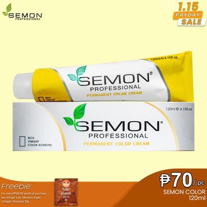Semon Color Cream 120ml 8/11 L. INTENSE ASH BLONDE | Lazada PH