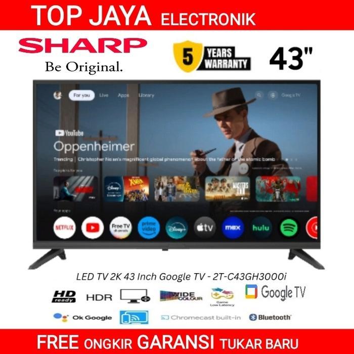 LED TV SHARP 43 INCH GOOGLE TV BARU BERGARANSI RESMI - Dus dari Pabrik ...