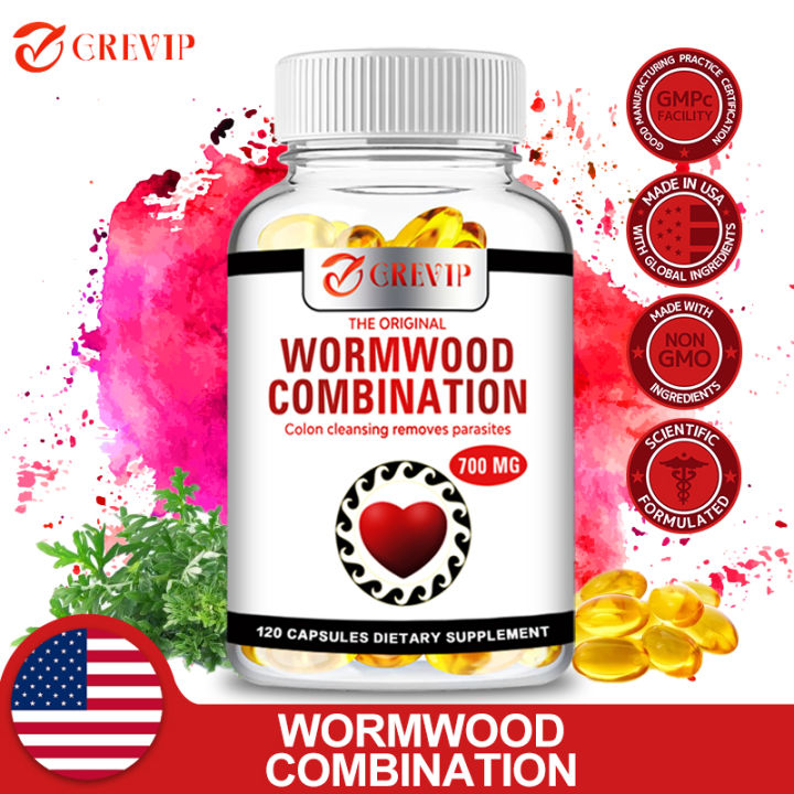 Grevip - Herbal Worm Combination Vegetarian Capsules - Naglalaman ng ...