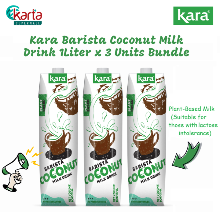Kara Barista Coconut Milk Drink (1L x 3 Units) Bundle | Lazada