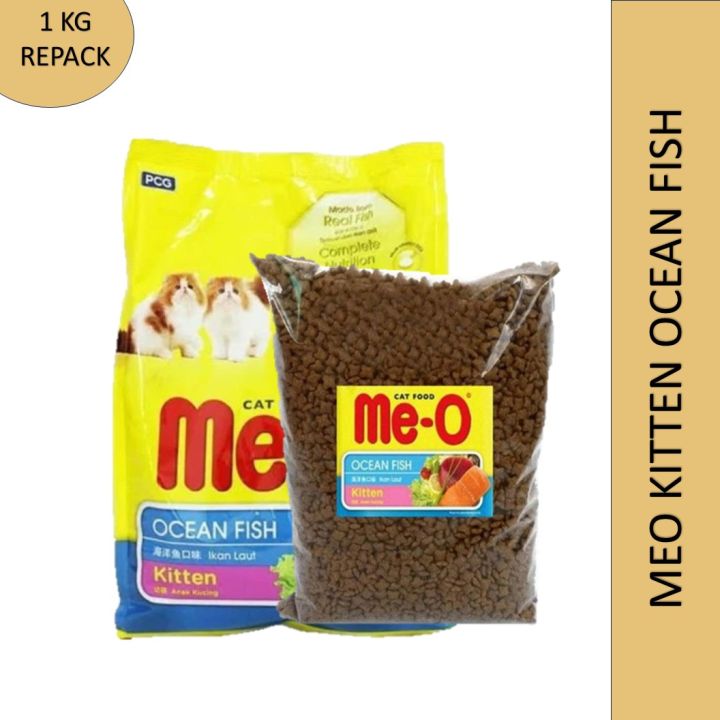 Makanan Kucing Meo Kitten ocean fish Kemasan Repack 1 kg | Lazada Indonesia