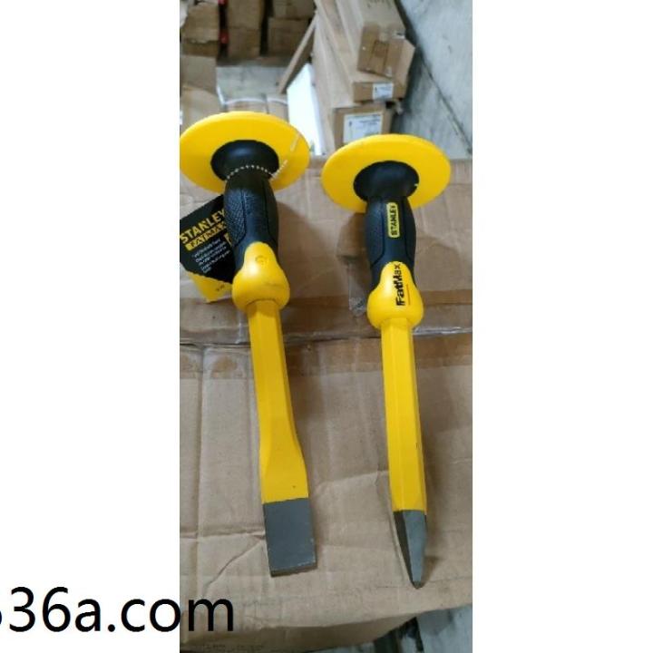 spots Stanley Fatmax Concrete Chisel with Handguard 16-329 Bullpoint ...