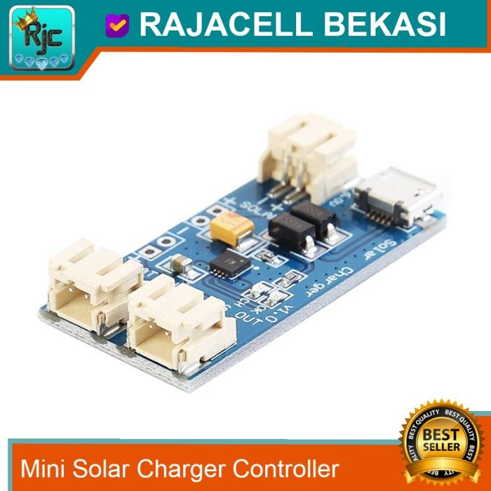Mini Solar Charge Controller for Baterai Lipo Lithium 18650 Battery ...