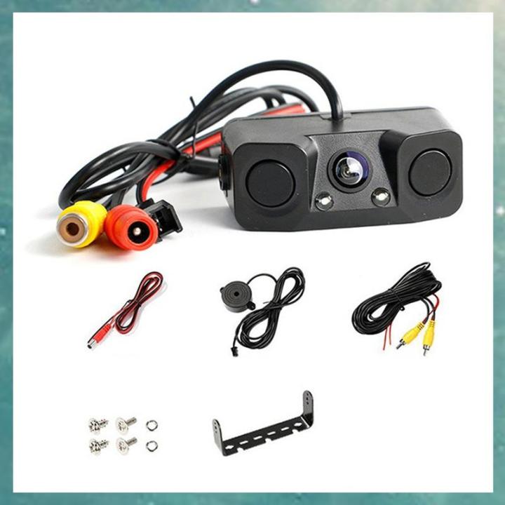(AJDC) Car Parking Sensor 3IN1 Night Vision 2 Radar Detector Sensors ...