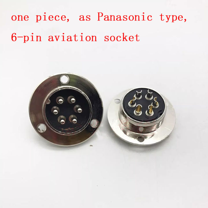 One Piece 6-Pin Aviation Plug Six-Pin Socket Control Cable Connector ...