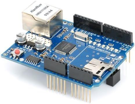 W5100 Ethernet Network Shield for Arduino UNO MEGA2560 with Micro SD Card Slot – Fast & Stable ...