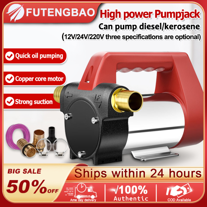 Protable Diesel Pump 12V/24V/220V Universal Electric Diesel Kerosene ...