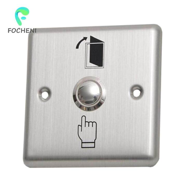 Focheni Access Control Door Exit Push Button Switch Electronic Door Switch Plate | Lazada PH