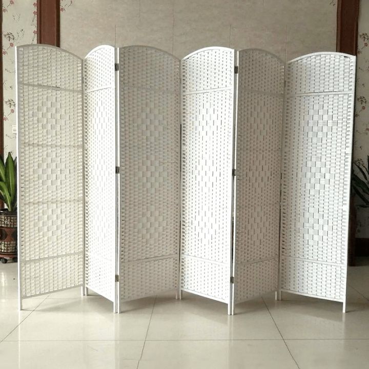 Straw screen partition living room porch folding mobile shelter home ...