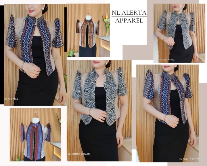 MODERN FILIPINIANA MESTIZA BOLERO TOP FOR WOMEN | Lazada PH