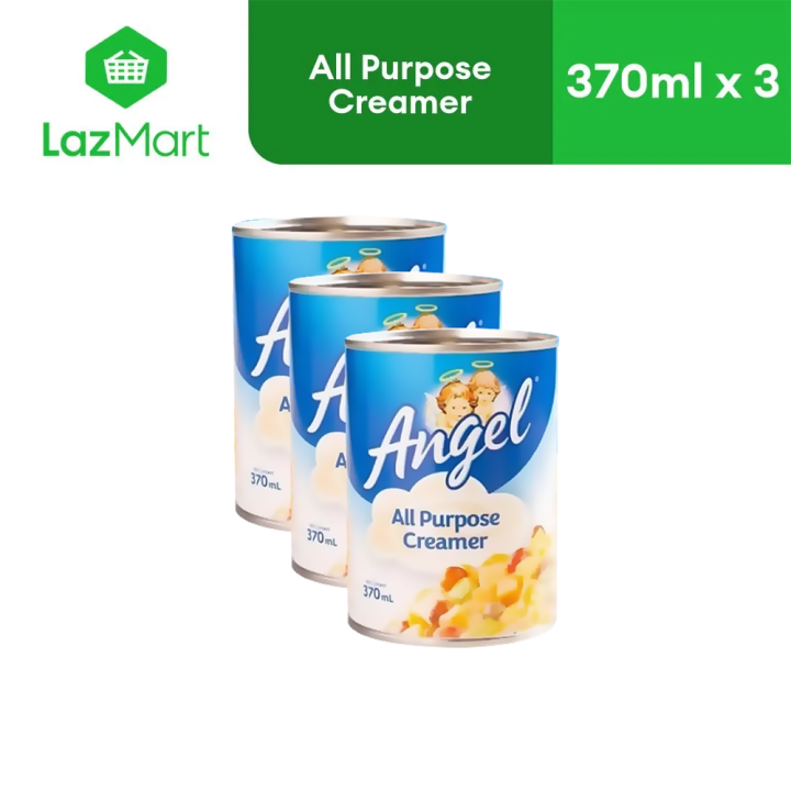 Angel All Purpose Creamer 370ml - Pack of 3 | Lazada PH
