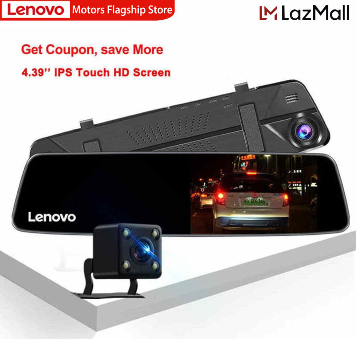 Lenovo V3 Plus HD Rear View Mirror Video Recorder 1080P Mirror Driving ...
