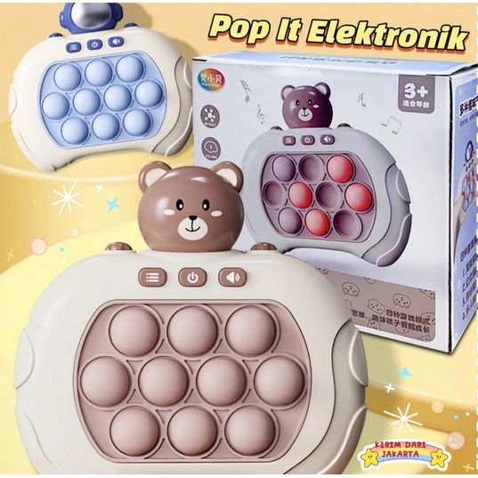 Mainan Pop It Elektronik Fast Push Puzzle Mesin Game Led Anti Stress ...