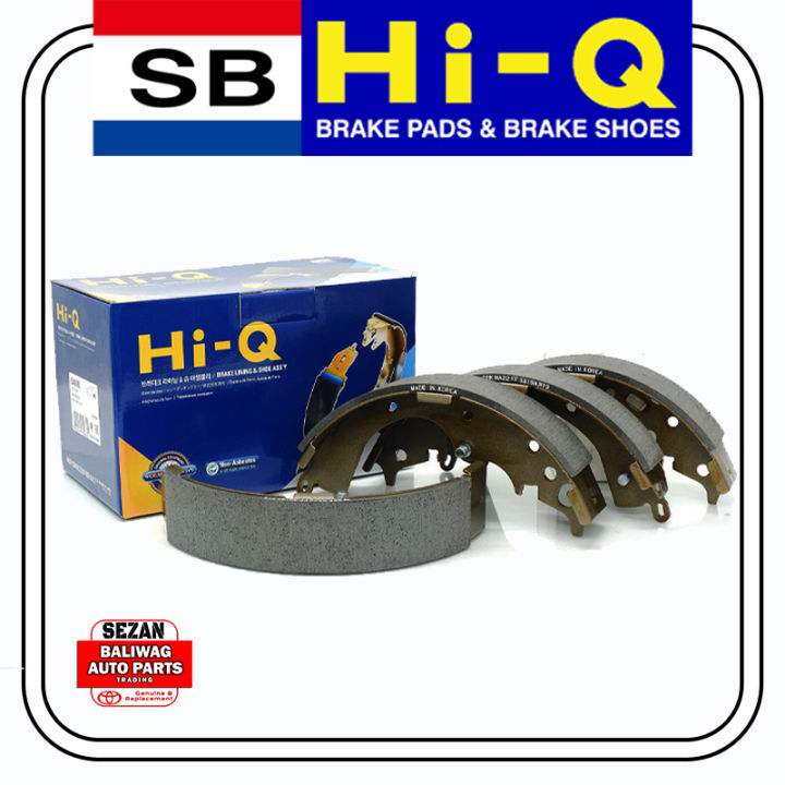 HI-Q BRAKE SHOE TOYOTA HIACE GRANIDA COMMUTER 2005-2018 SA168 | Lazada PH