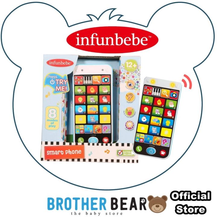Infunbebe Smart Phone Melody Version Toy for 12m+|BROTHER BEAR® | Lazada