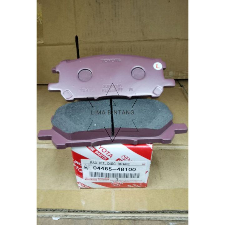TOYOTA HARRIER ACU30 MCU30 FRONT BRAKE PAD ORIGINAL TOYOTA OEM | Lazada
